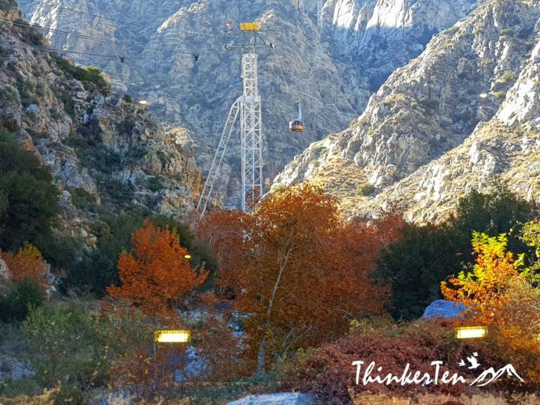 California Palm Springs Aerial Tramride - World Largest Rotating Tramway!